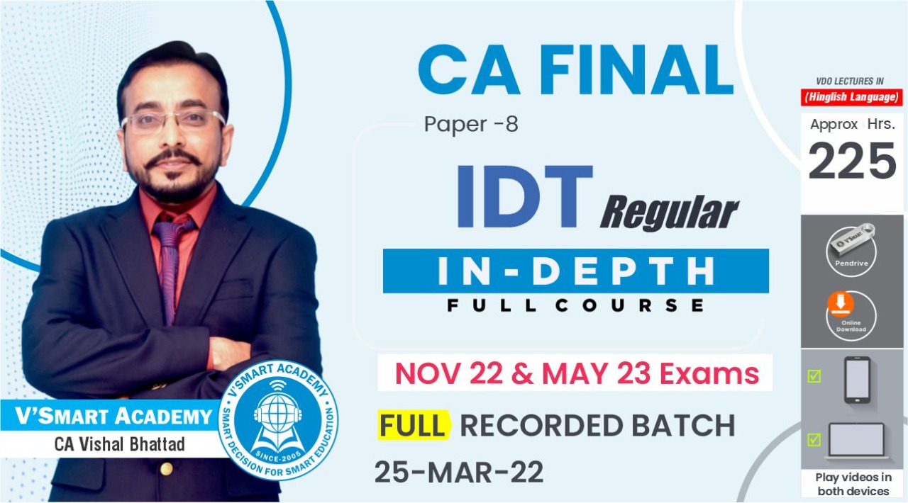 Best CA, CS & CMA Online & Pendrive Classes in India | Vsmart Academy