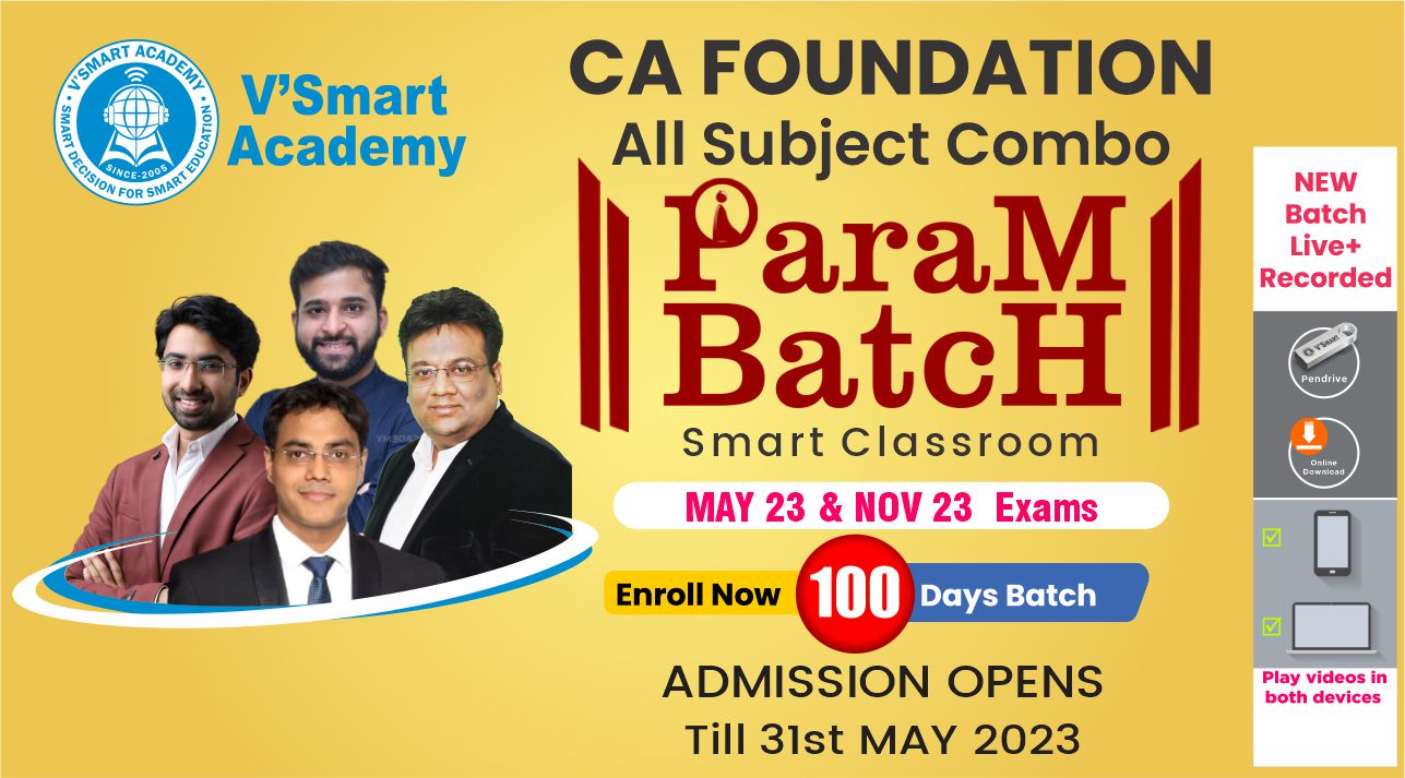 Vsmart Academy- Best CA and CMA Coaching Classes in Pune and India